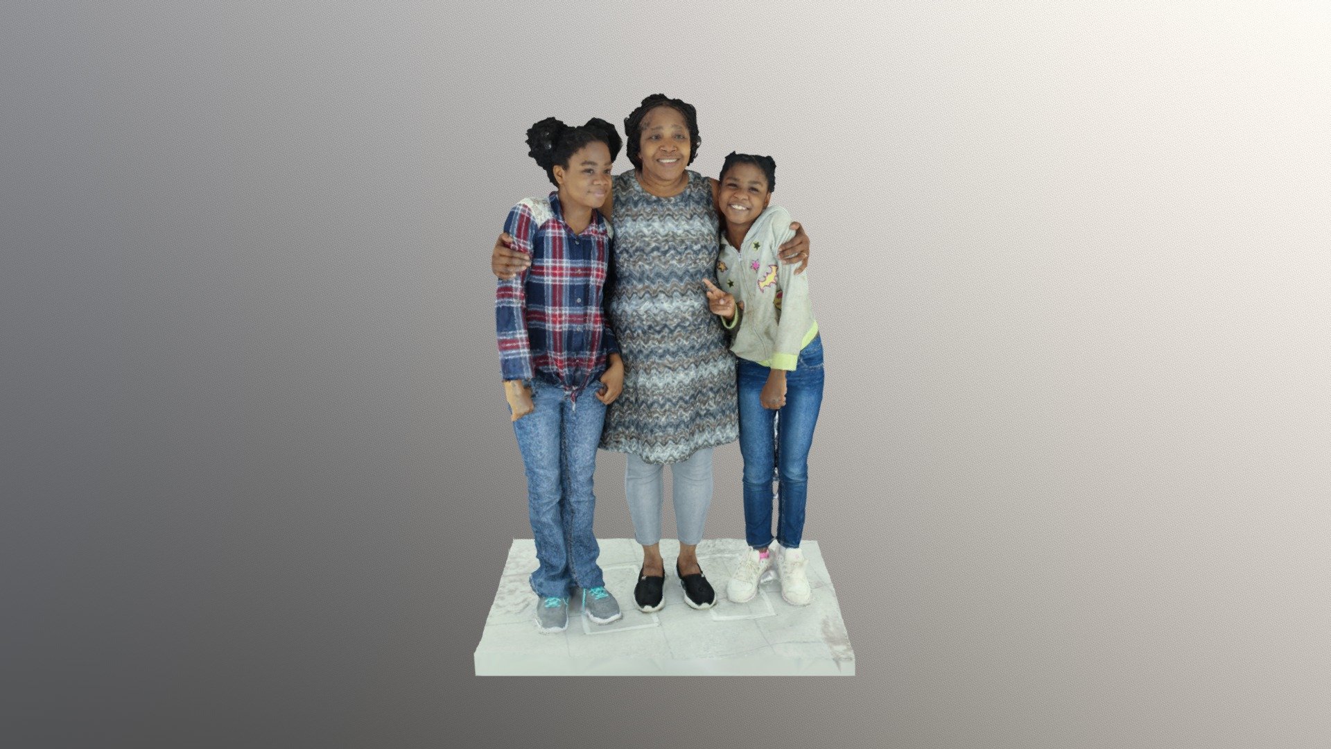 Three Ladies - 3D model by my3dworld [3c488af] - Sketchfab