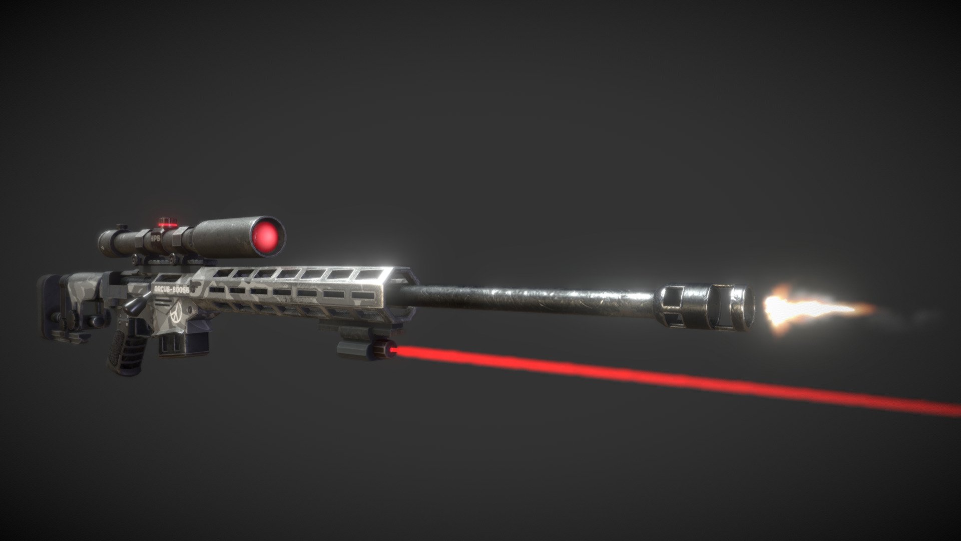 Ruger Precision Rifle - 3D model by JetSynthesys [3c4a40b] - Sketchfab