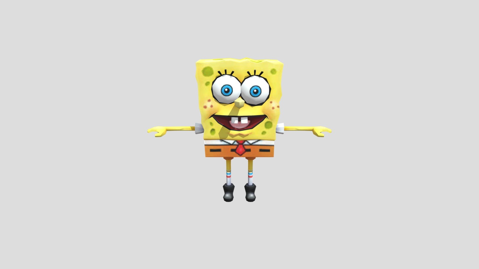 spongebob - Download Free 3D model by Kyle.withem [3c4a6bd] - Sketchfab