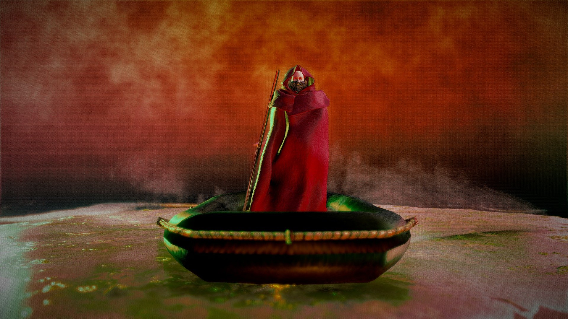 2090 "The Red Float" Post-Apocalypse - 3D model by ARTEMIS WENG ...