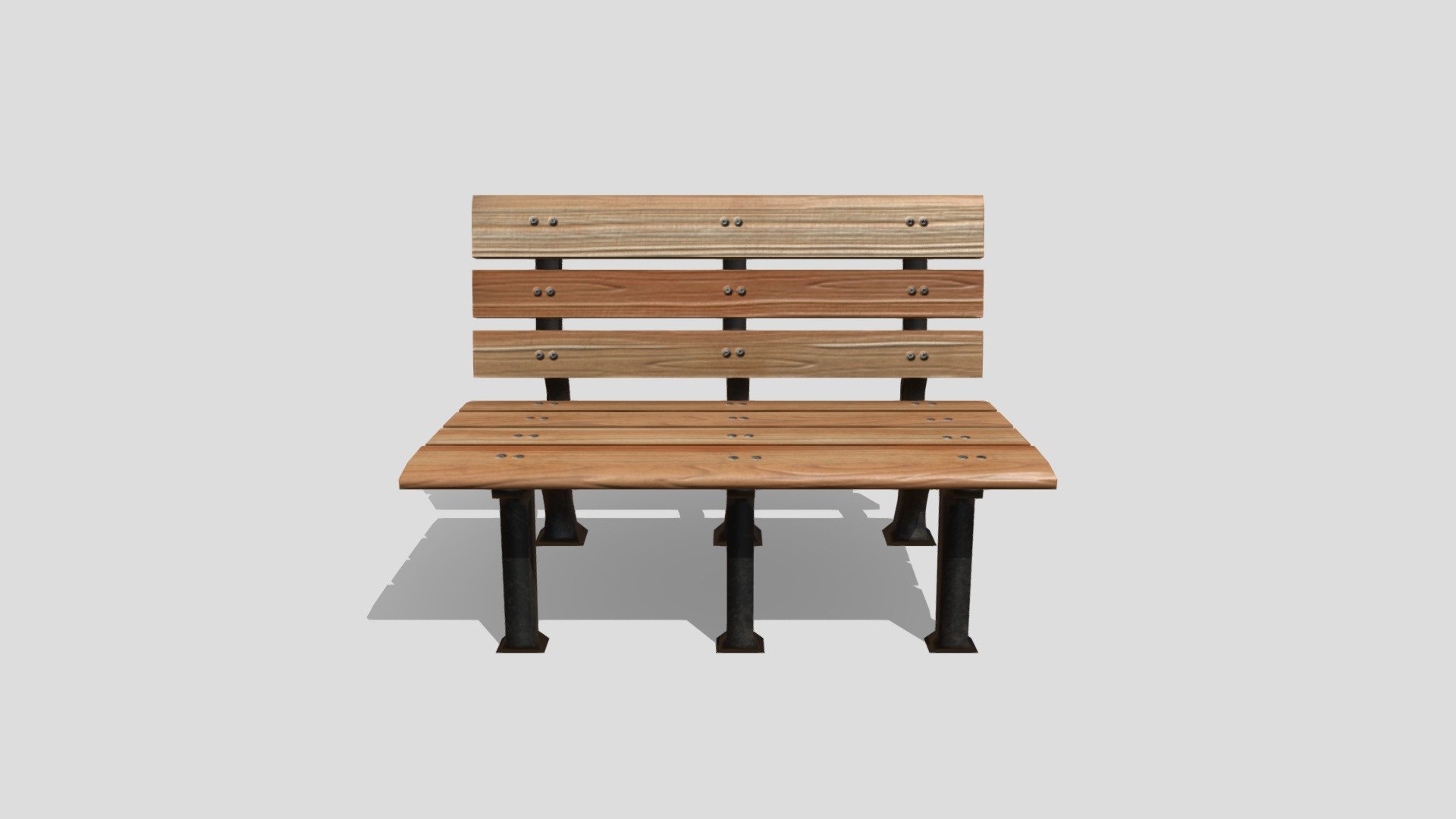 Park Bench - 3D model by KMModel [3c4c4ba] - Sketchfab