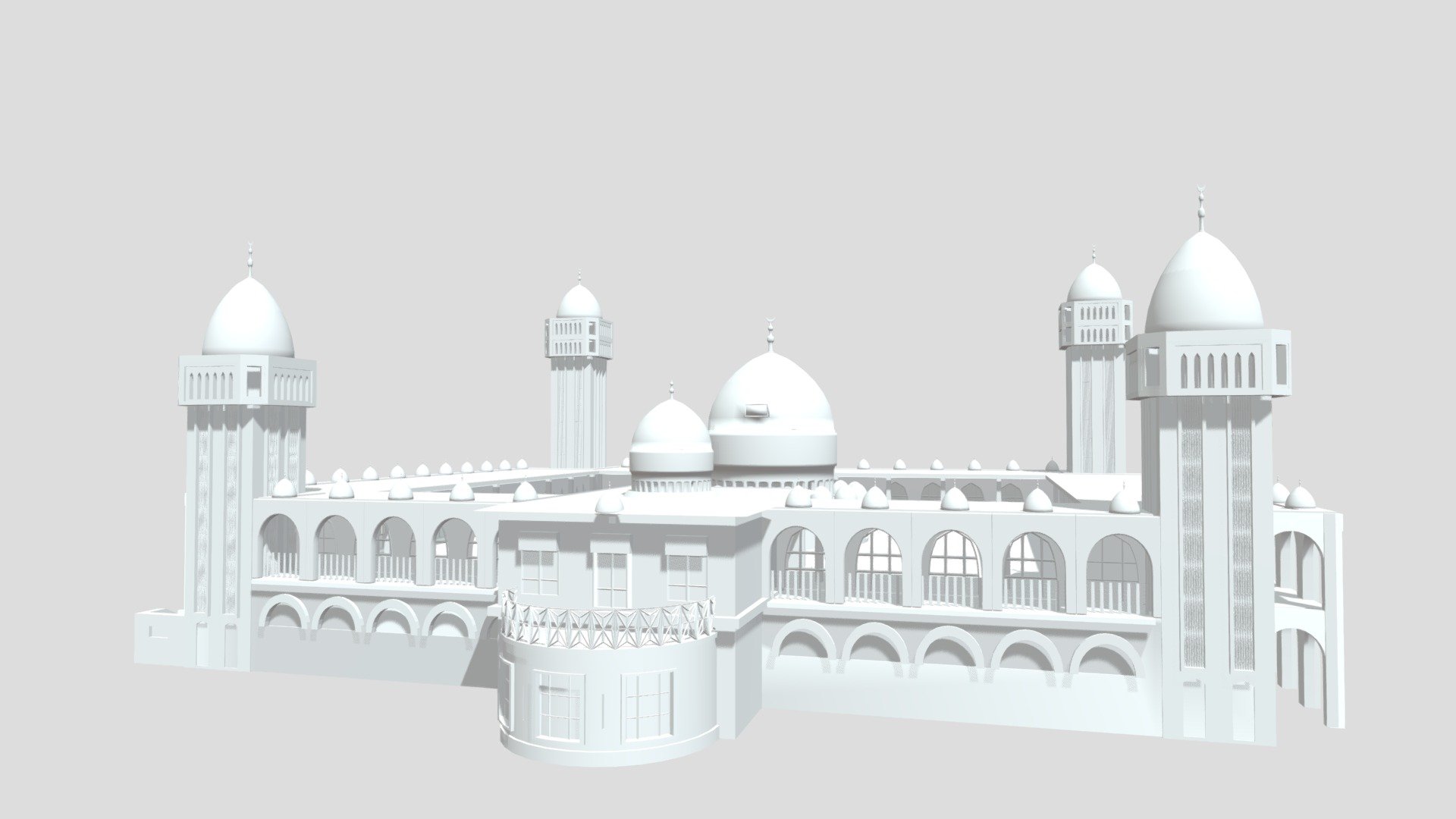 Medina Baye Mosque - Download Free 3D model by papaamady [3c4c5eb ...