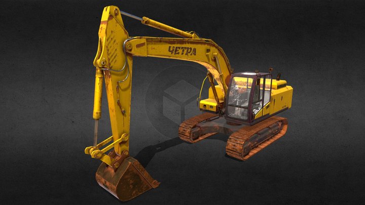 Excavator 3D models - Sketchfab