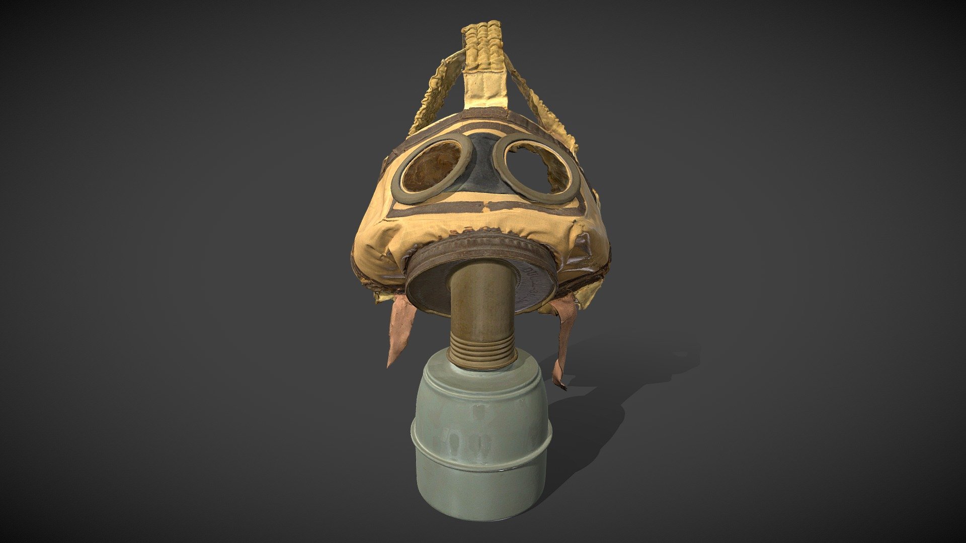 Masque à gaz TC 38 Ducel et sa cartouche - Download Free 3D model by Alienor.org, Conseil des ...