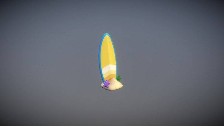 Surfboard 3D models - Sketchfab