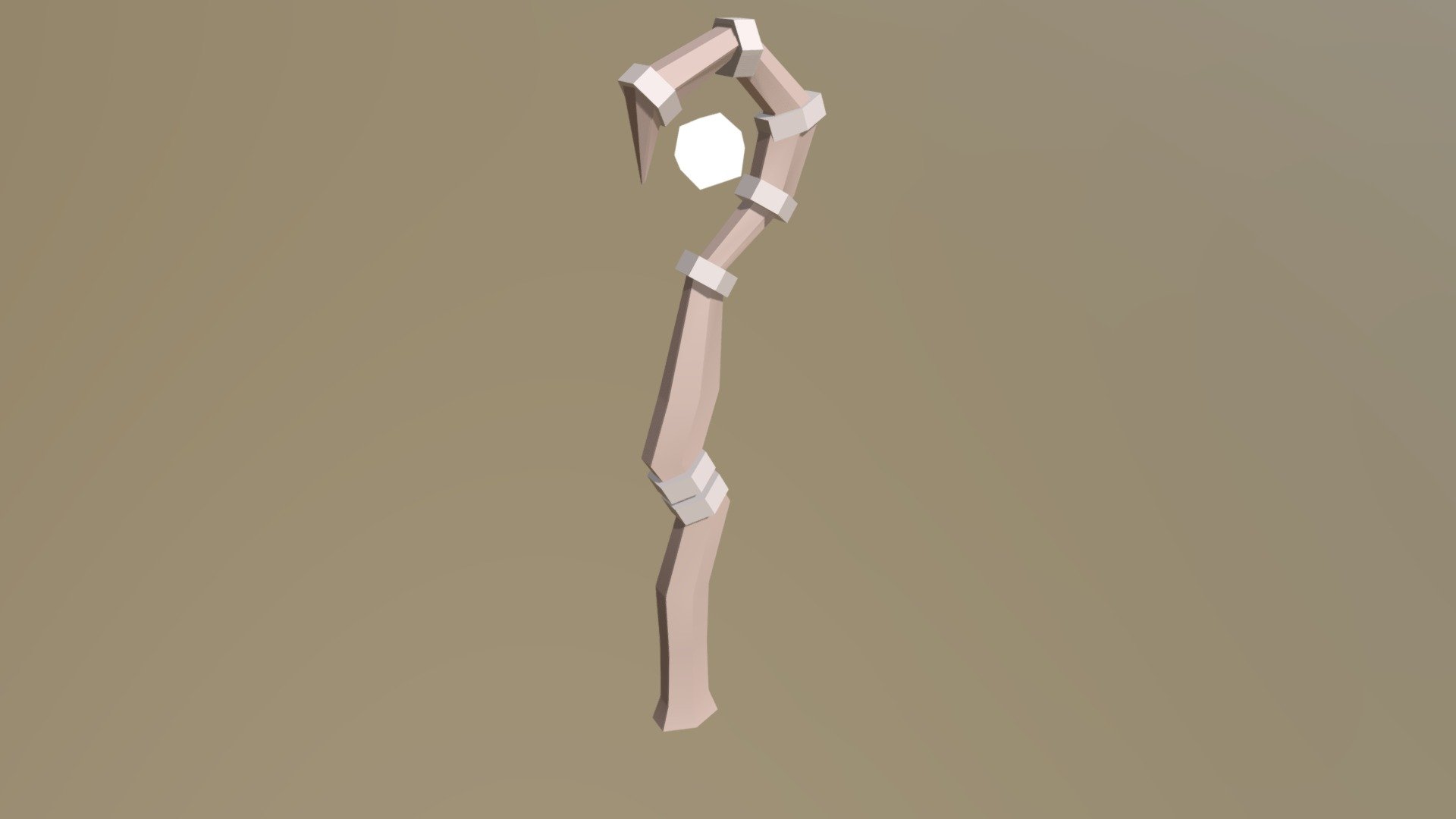 Lowpoly Magic Staff - Download Free 3D model by Maru (@marutho97 ...