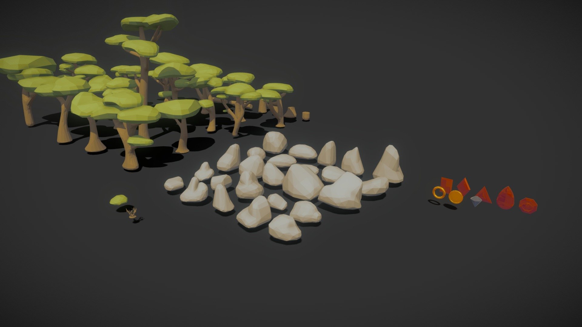 Savannah Based Low poly Game Assets - Download Free 3D model by Dylan ...