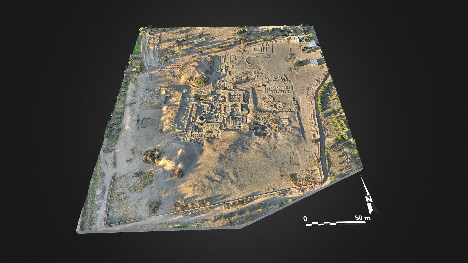 Egyptian town of Doukki Gel - 3D model by Kheper 3D (@kheper3d ...