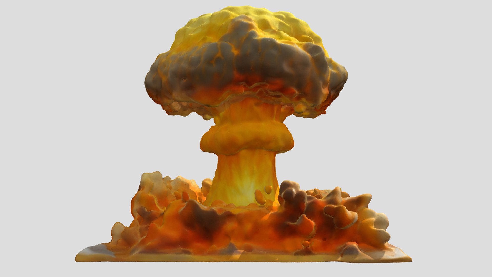 The Rapture - atomic explosion - Download Free 3D model by Brian ...
