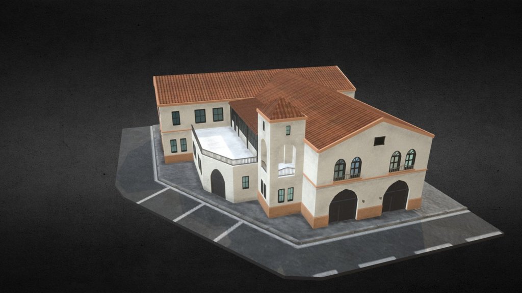 Fire House - 3D model by ckatuh [3c51ece] - Sketchfab