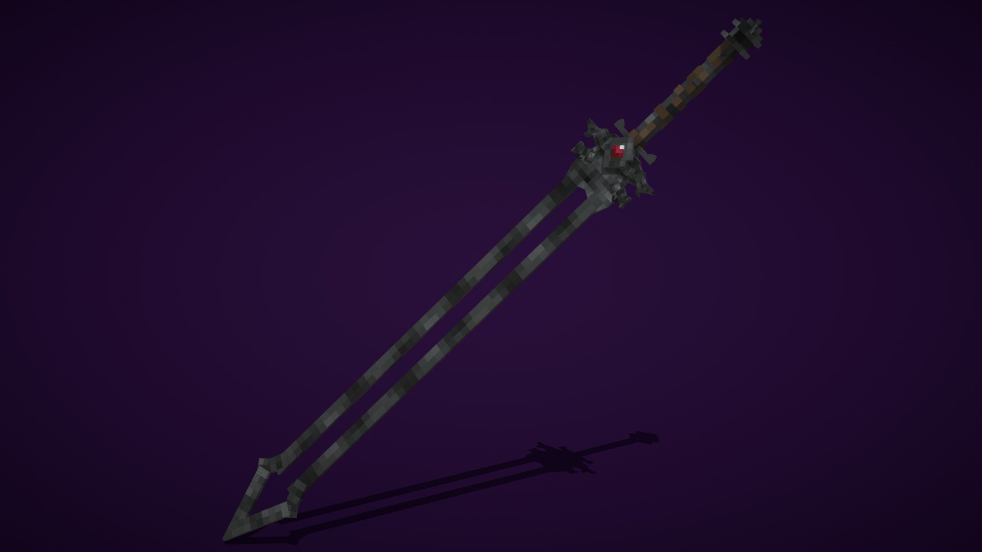 [Minecraft] Bloody Sorrow | Big Sword - 3D model by PianolD [3c53d0f ...