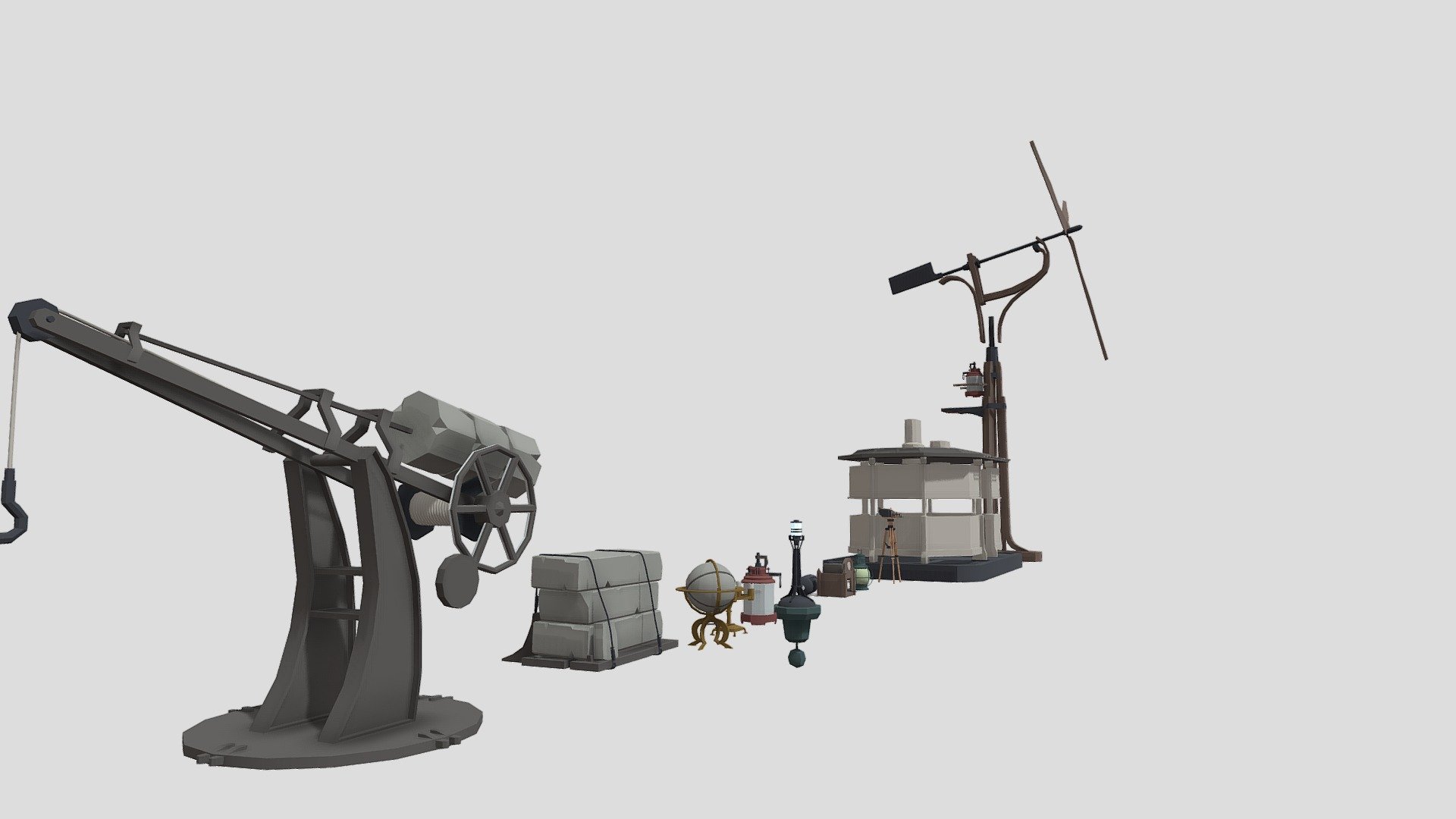 HW3: Ten Object Drafts From Your Favourite Game - Download Free 3D ...