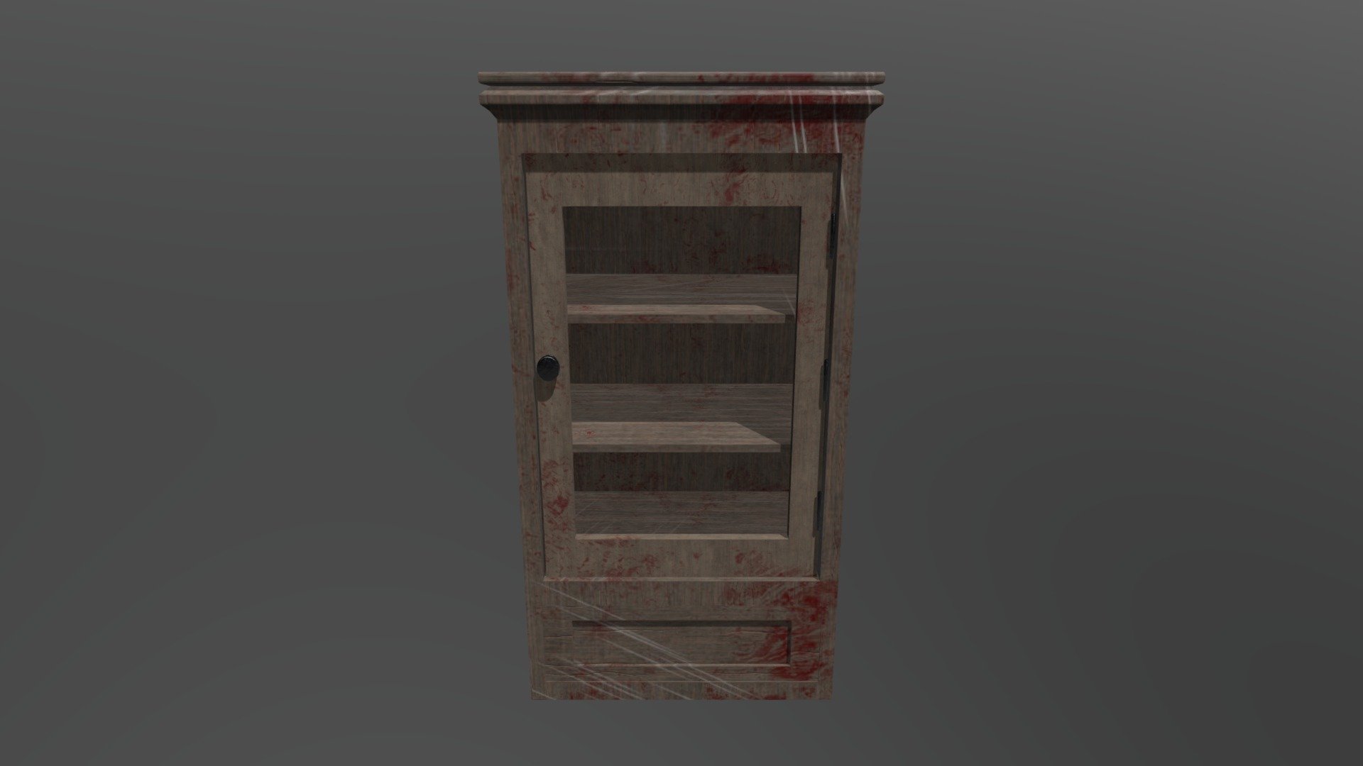 Cabinet of Dread – Blood-Stained Horror Asset - Download Free 3D model ...