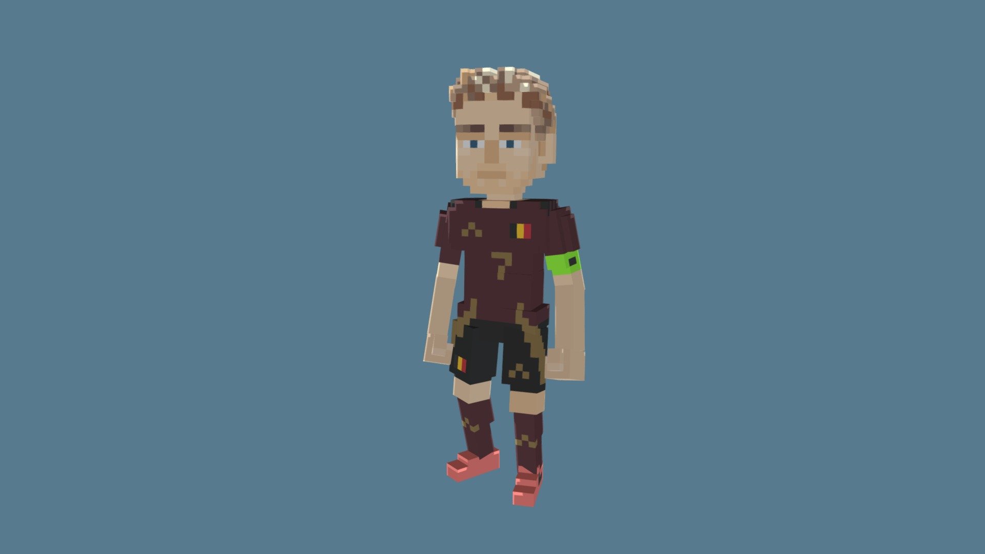 Football player 06 - 3D model by Stronghandcat Studio (@stronghandcat ...