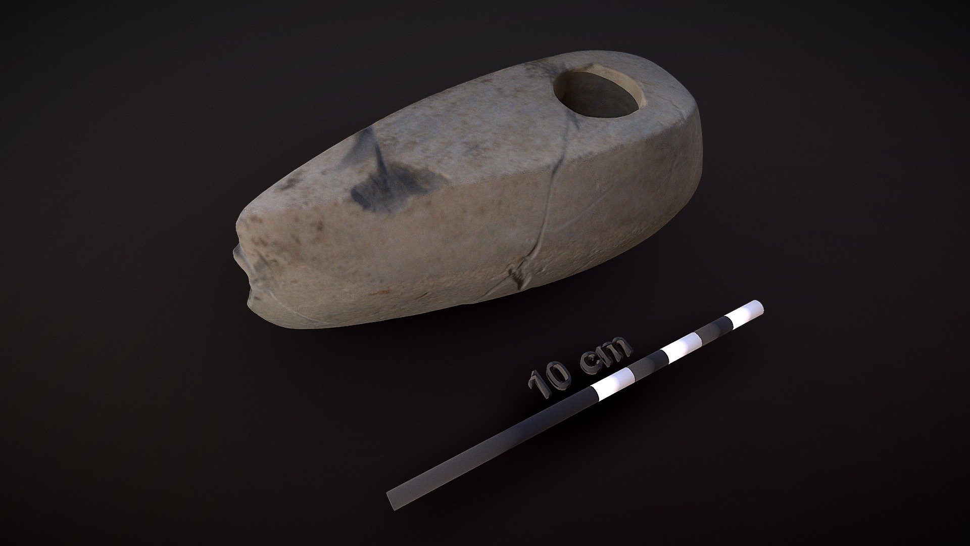 Stone battle-axe - 3D model by Archeolodzy.org Foundation (@archeolodzy ...