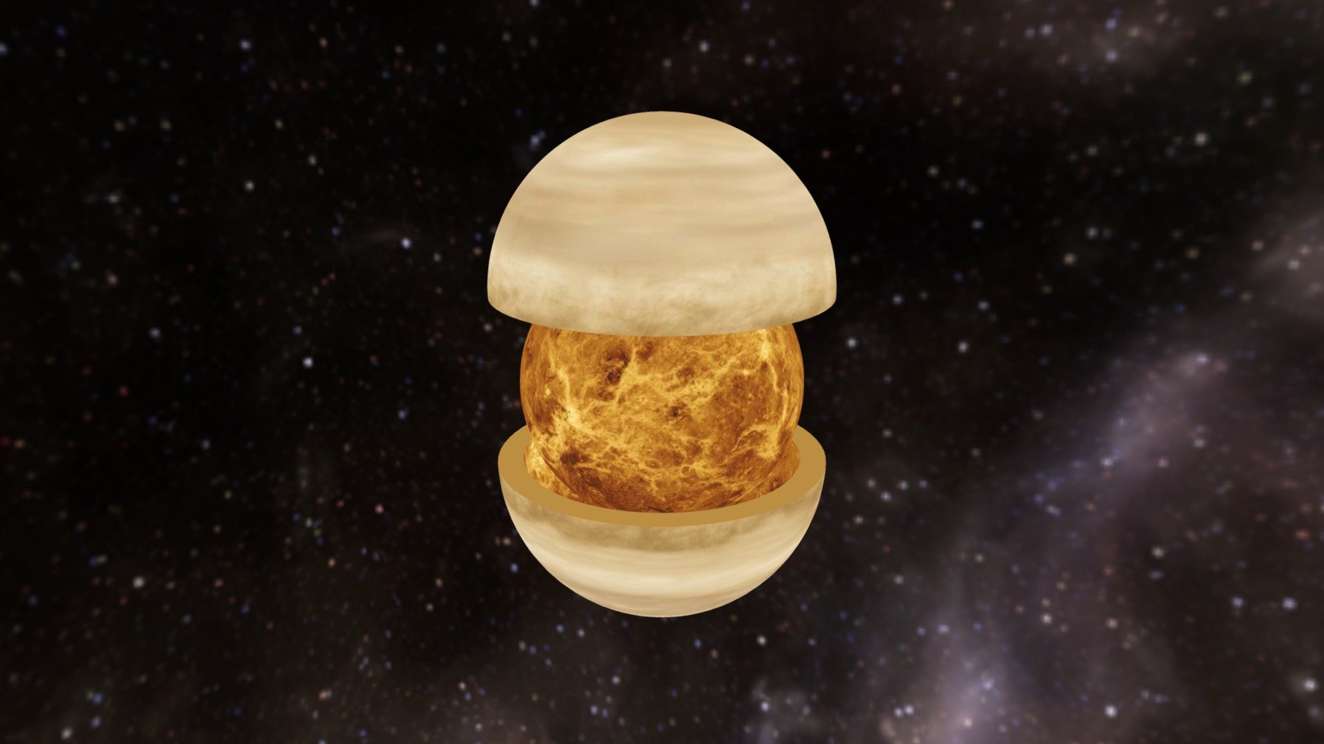 Venus with Atmos - 3D model by IDS (@daburget) [3c593f7] - Sketchfab
