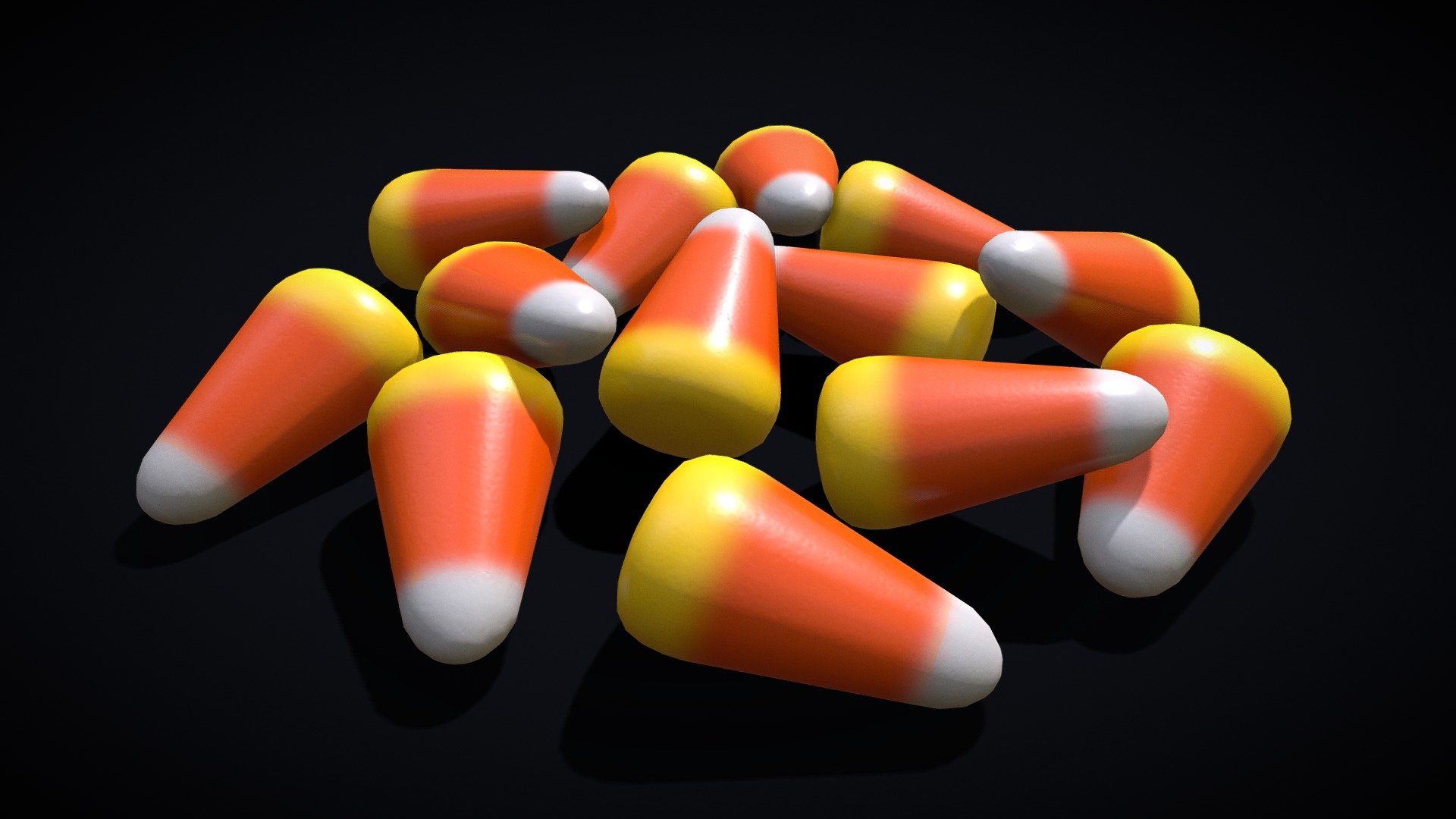 Candy Corn Pile - Buy Royalty Free 3D model by GetDeadEntertainment ...