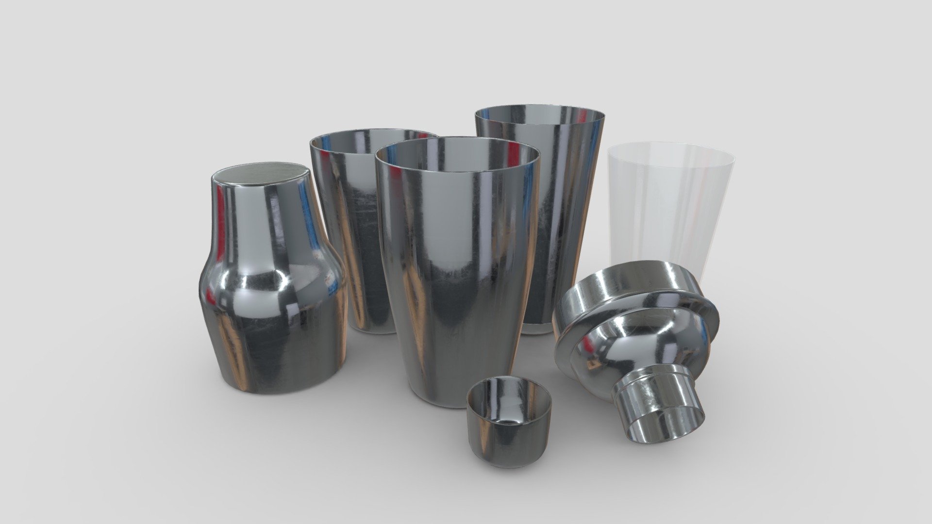 Cocktail Shaker Open Pack - Buy Royalty Free 3D model by plaggy ...