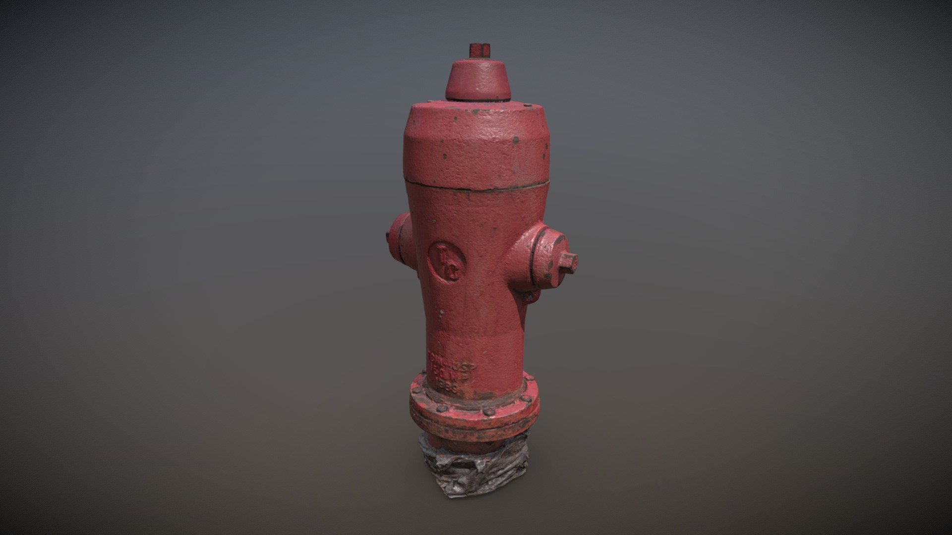 Red fire hydrant - 3D model by digiPROPS [3c5afa5] - Sketchfab