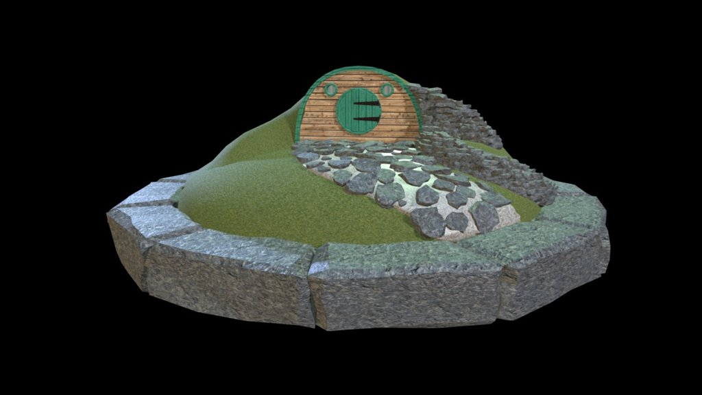 Hobbit House - 3D model by afouhack [3c5cb52] - Sketchfab