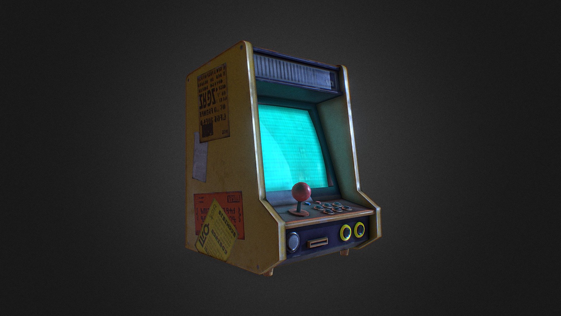 Nintendo Switch Splatoon 3 Arcade Game - Download Free 3D model by ...