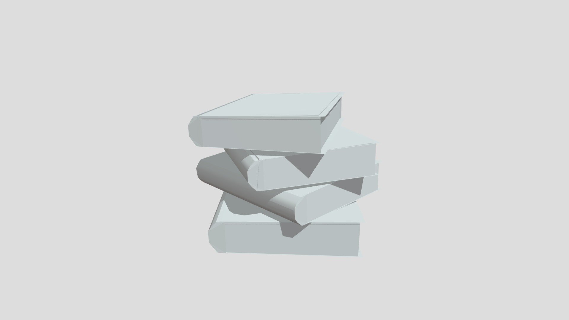 Stack Of Books - Download Free 3D model by Sebastian Narbey (@narbey ...