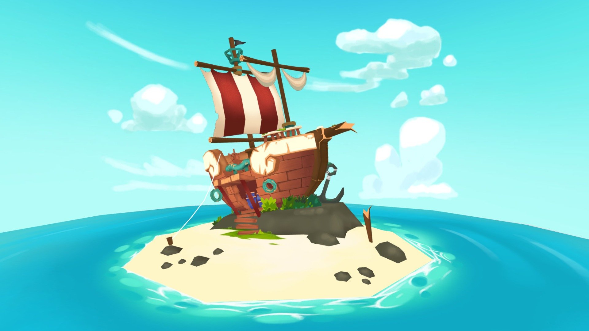 Boat - 3D model by pedrog98 [3c5e1c2] - Sketchfab