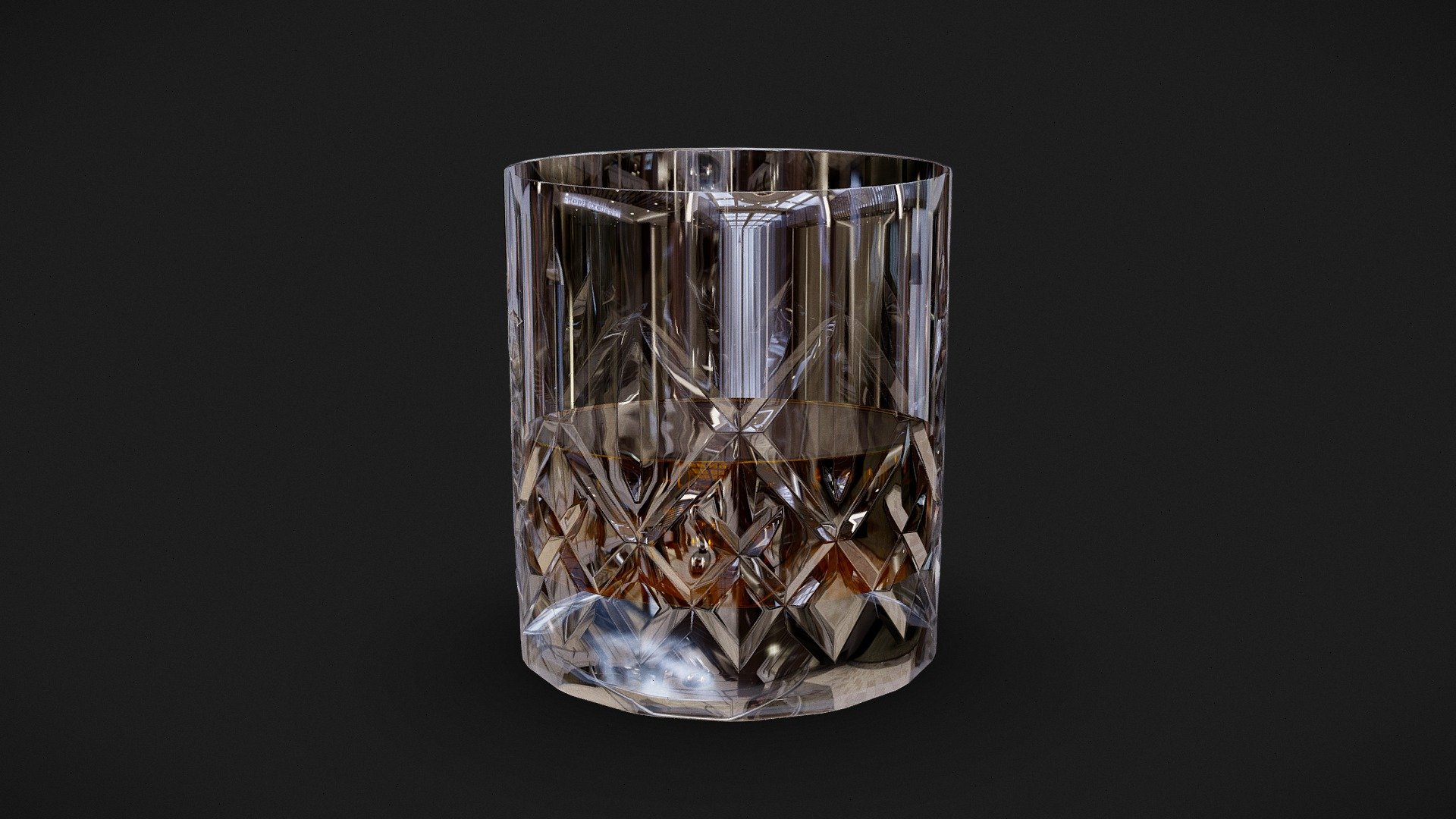 Whisky Glass - Buy Royalty Free 3D model by zlevi [3c5e5c2] - Sketchfab ...