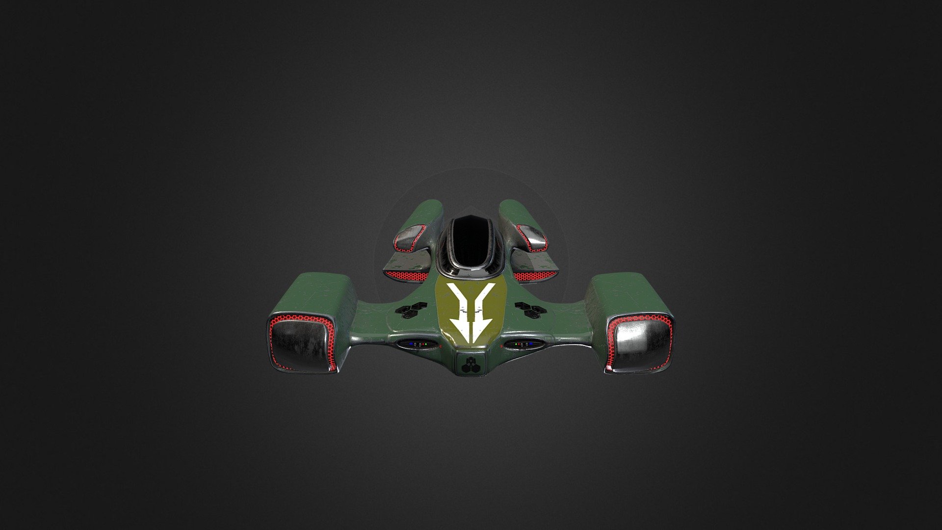 Military Hammer Head Fighter - 3D model by NeonshadowNS (@Neonshadow3D ...