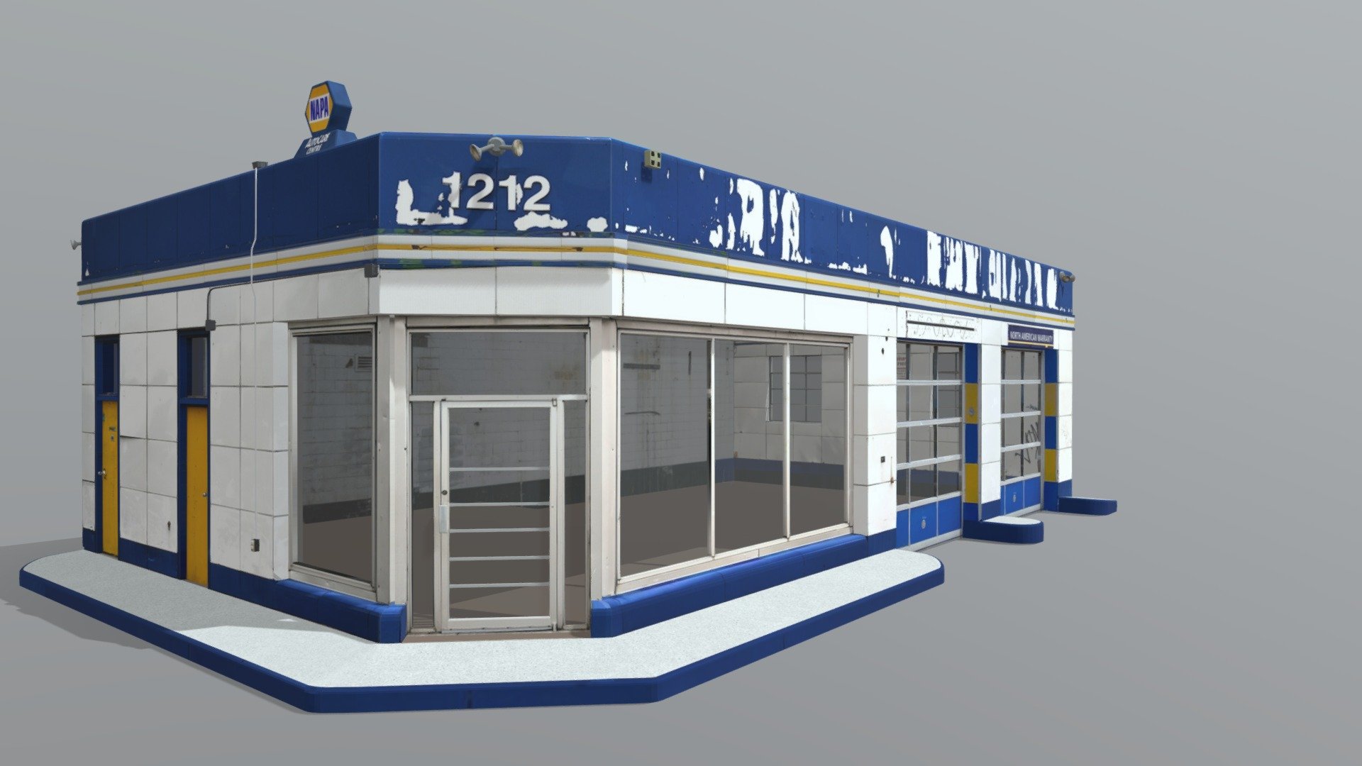 Renfrew Station Rebuild - Download Free 3D model by gasolineStationAR ...