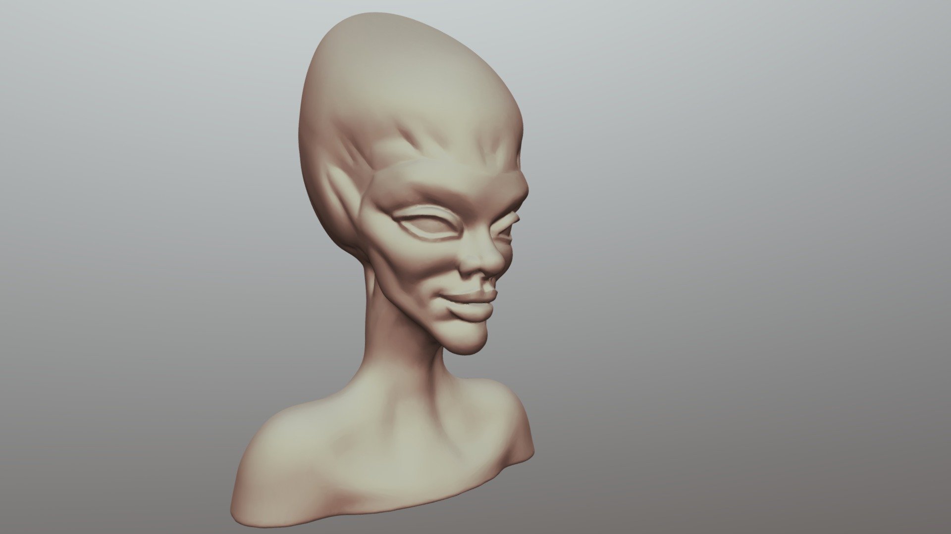 BUSTO MUJER ALIEN - 3D model by rodrigopintofx [3c5f28f] - Sketchfab
