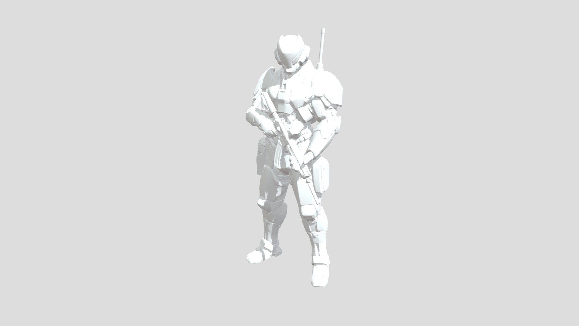 Cybernetic Sentinel - 3D model by juanm.silverio80 [3c60875] - Sketchfab
