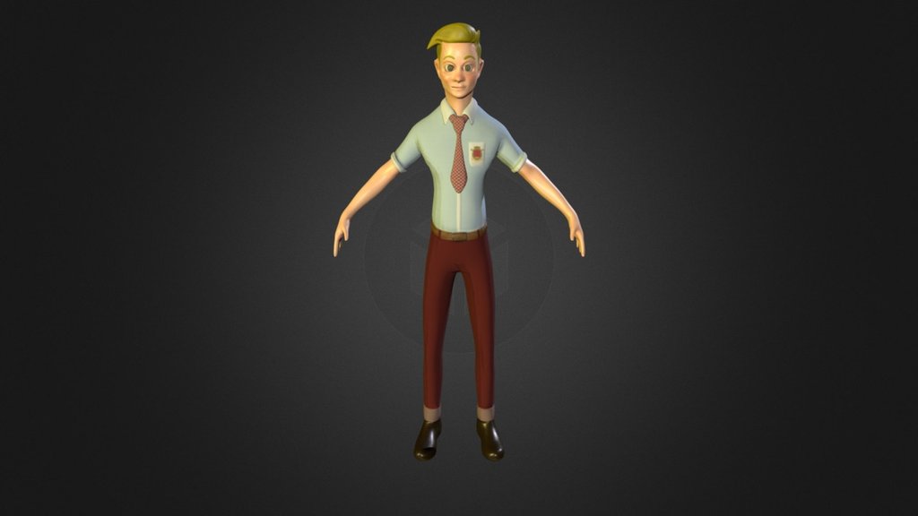 male-character - 3D model by juanchoserna [3c61198] - Sketchfab