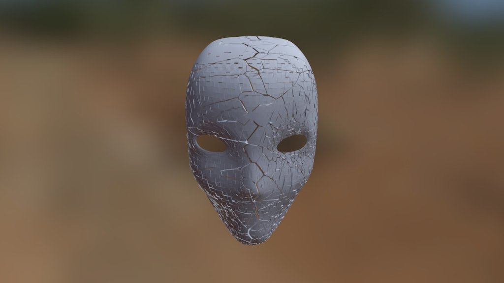 Fragmented Mask - 3D model by Gurvan [3c666d7] - Sketchfab