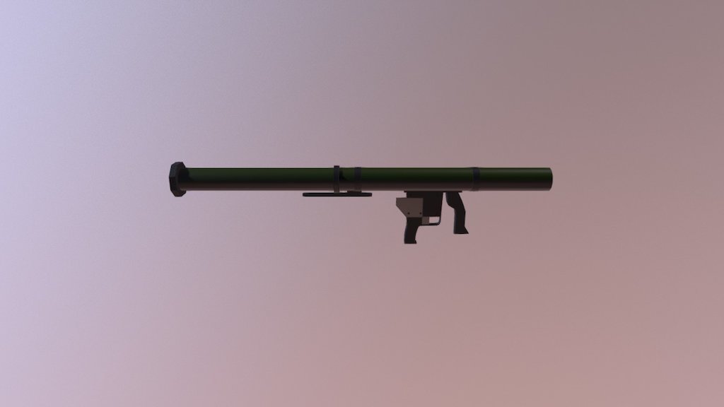 Bazooka - 3D model by dawiddg [3c693c0] - Sketchfab