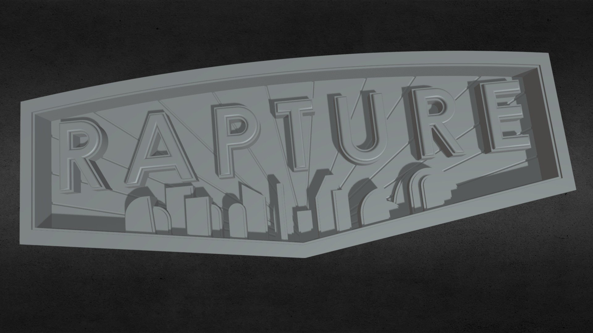 Rapture (Bioshock) Print ready - 3D model by Elvisin (@elvisin666 ...