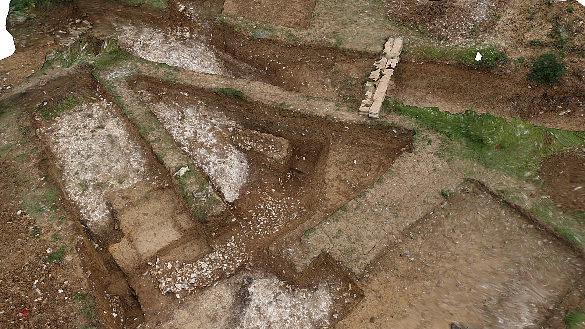 Mortuary pit trenches - 3D model by Kent Archaeological Society ...