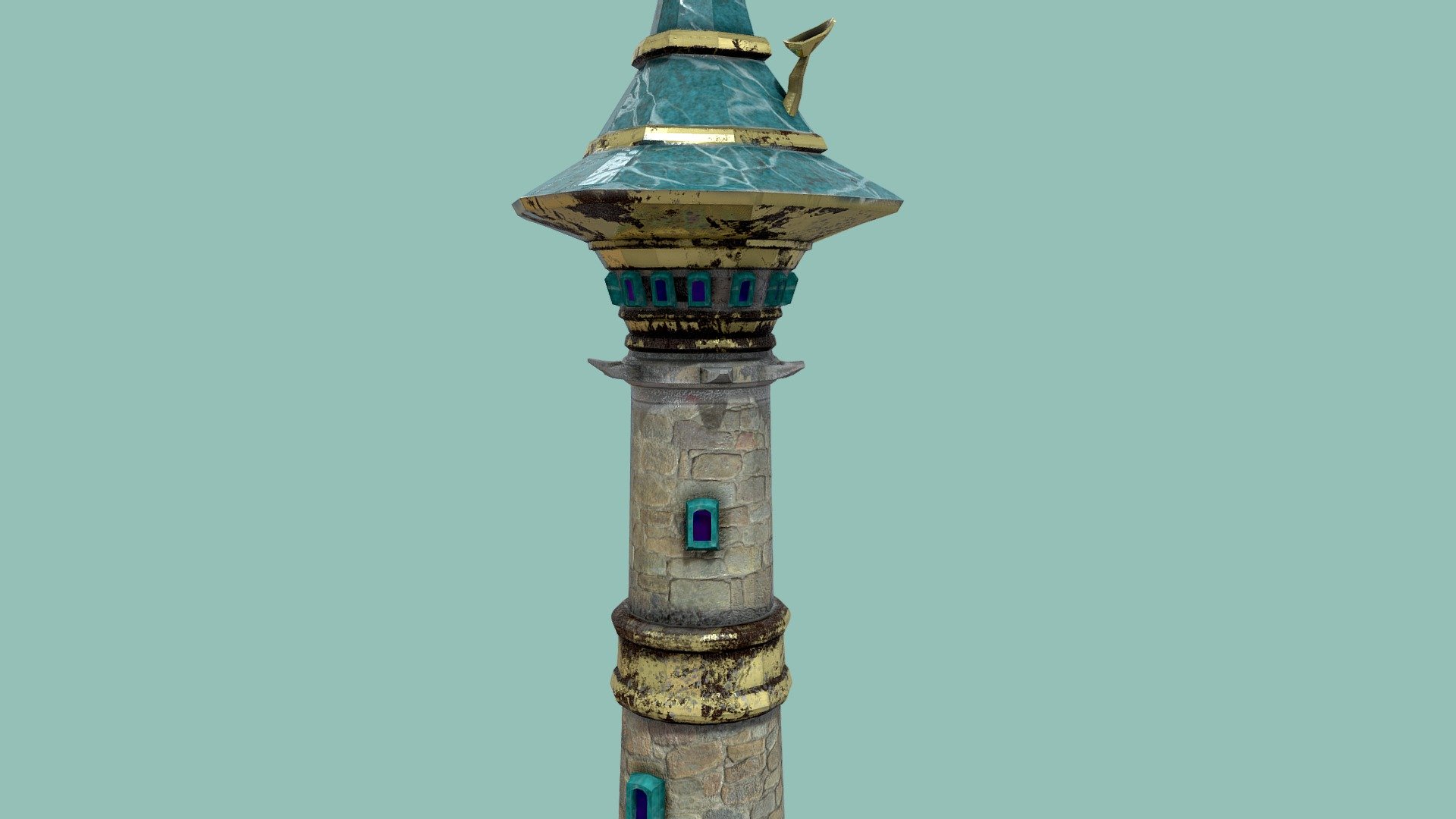 The Tower of Magic - Buy Royalty Free 3D model by StraXartS ...