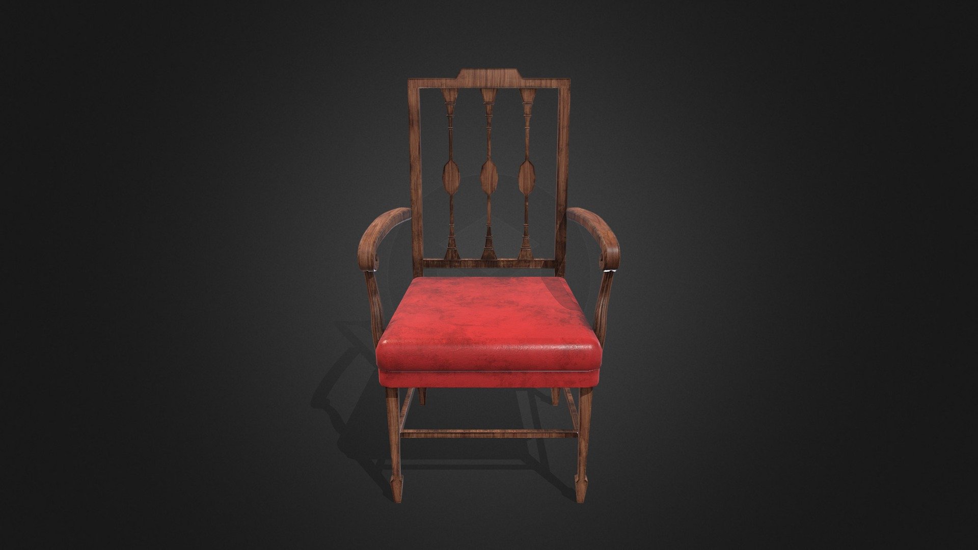 Arm Chair - 3D model by Dmitrijus Polonskis (@3dmi_pol) [3c6f61f ...