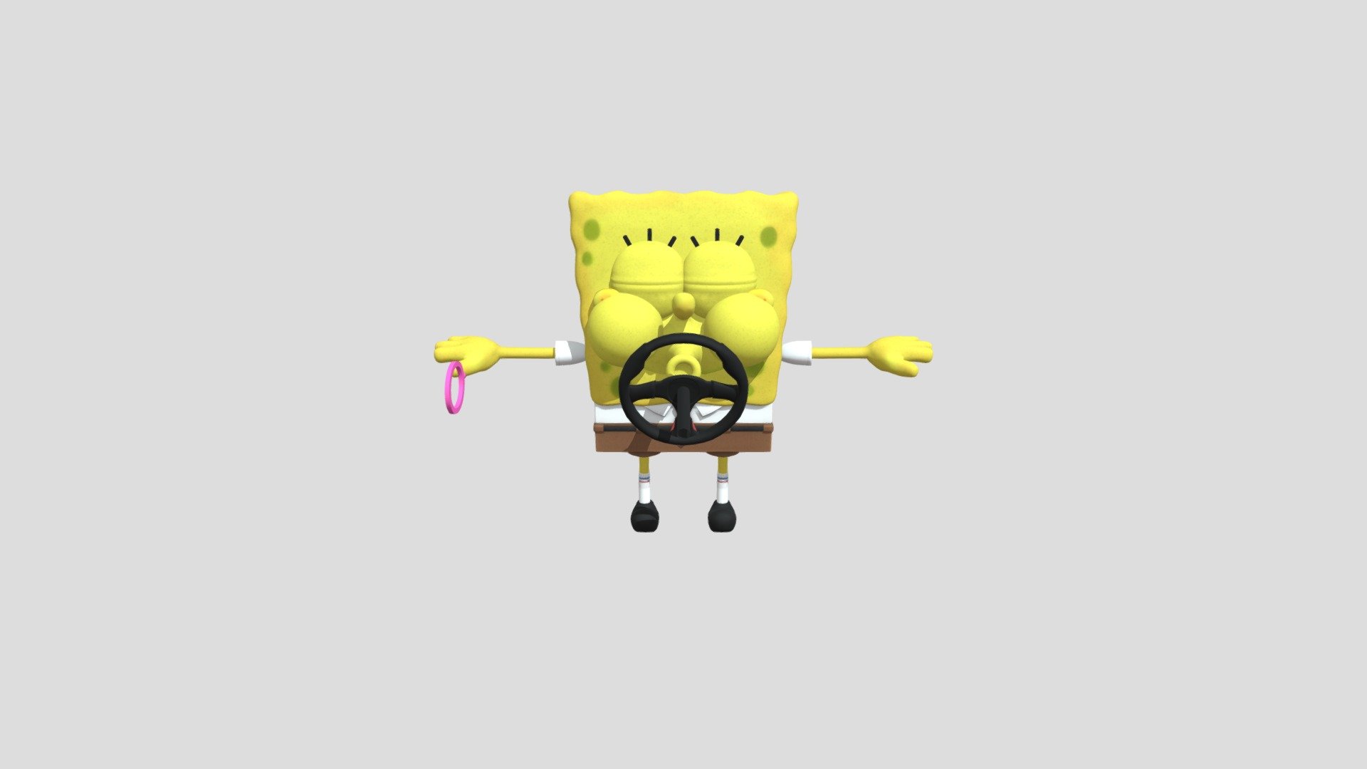 Spongebob Download Free 3d Model By Kyle Withem [3c702ad] Sketchfab