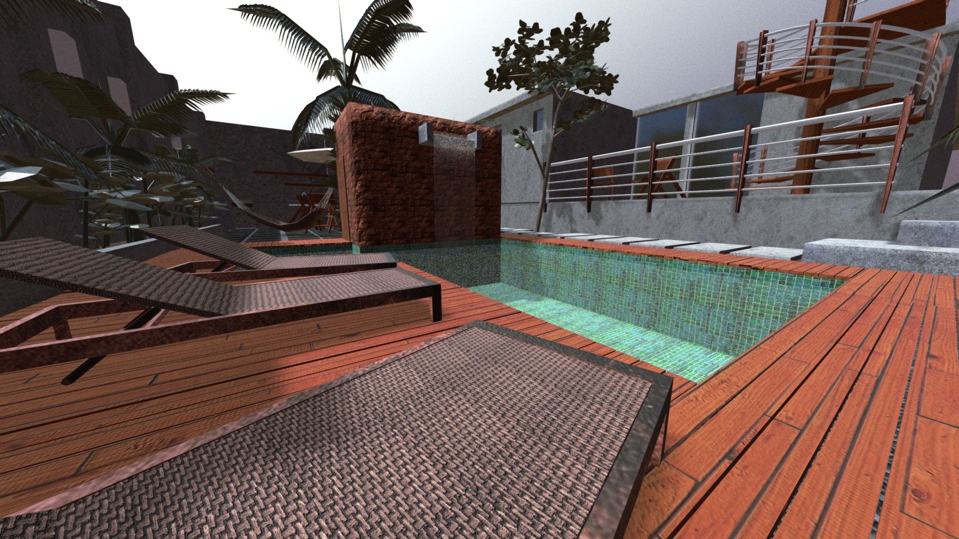 Proyecto Patio - 3D model by segrons [3c720d1] - Sketchfab