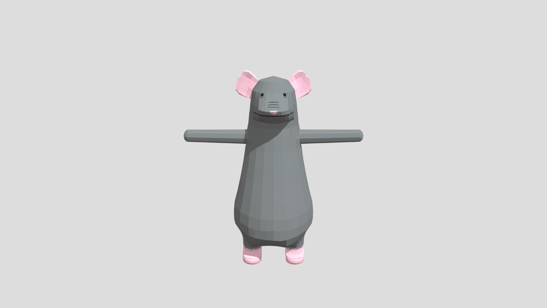 Rata Modelo - 3D model by valencuellar [3c730a6] - Sketchfab