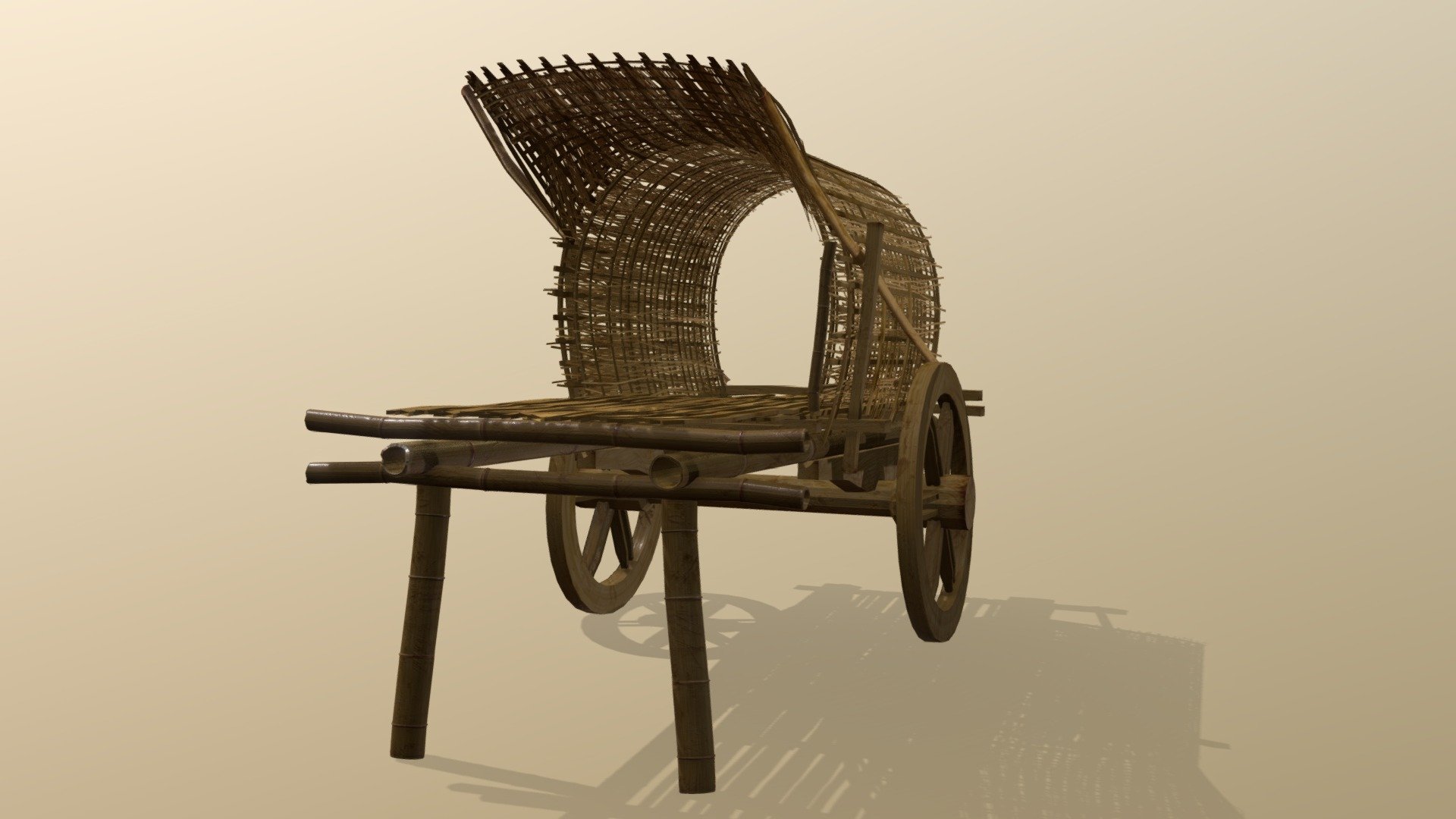 Indian Bullock Cart - Buy Royalty Free 3D model by avmkrj [3c74e1a ...