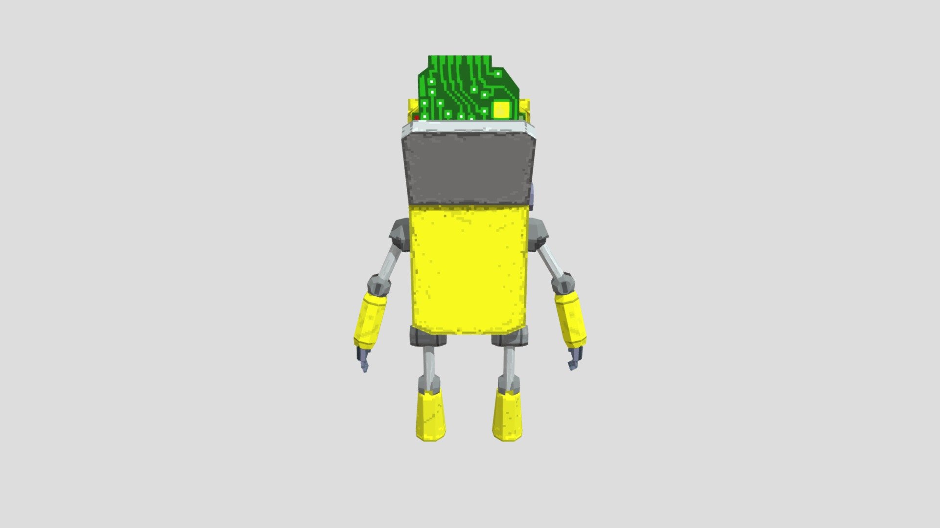 Robot(posed) - 3D model by TheDanksterMemester [3c75993] - Sketchfab