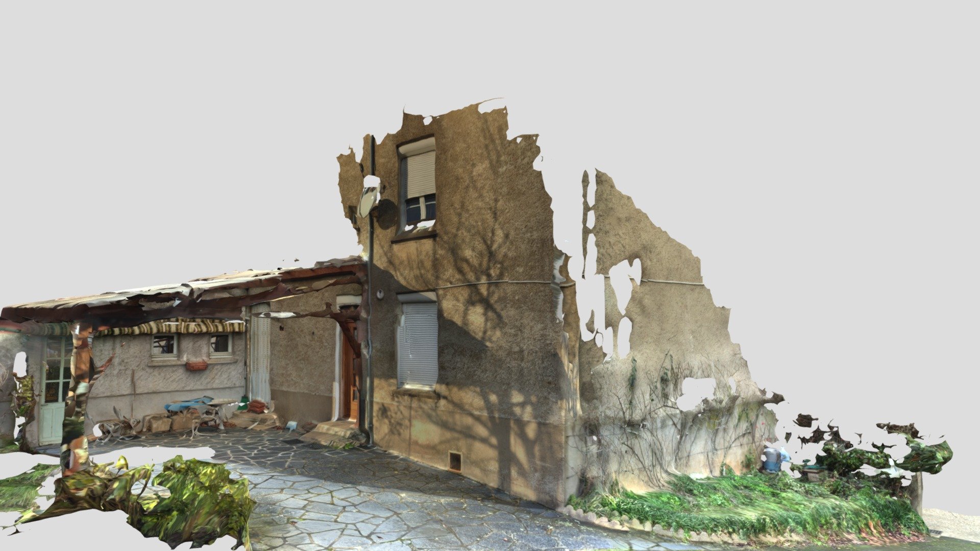 House terrace facade Lidar scan - Download Free 3D model by JulienScans ...