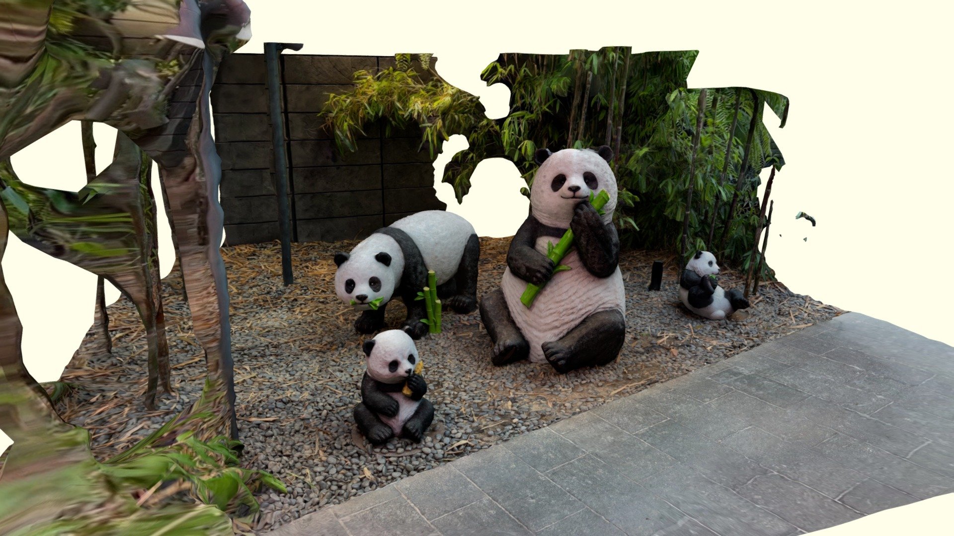 Panda Sculptures (Changi Jewel) 2021 - Download Free 3D model by Mr ...
