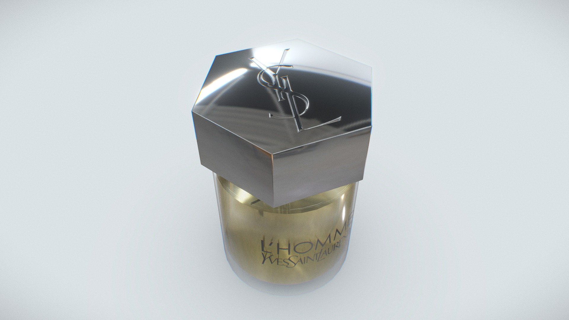 Perfume bottle, L'homme Yves Saint Laurent, ysl - 3D model by Luis 3D ...