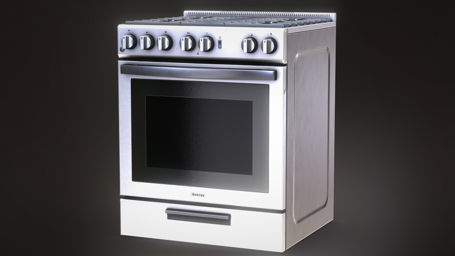 Modern Stainless Steel Oven - 3D model by Jon Weir (@JonWeir) [3c7819f ...