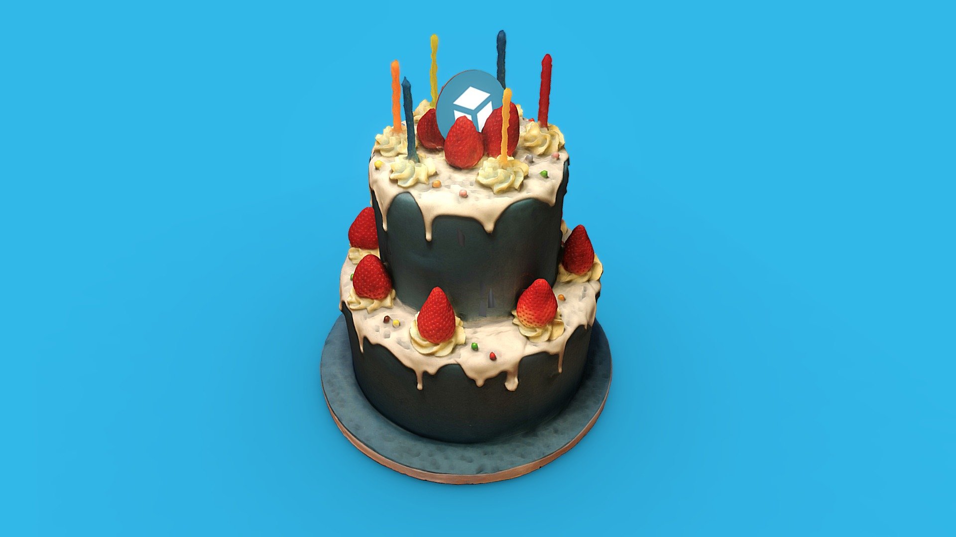 Sketchfab Birthday Cake Scan - 3D model by Sketchfab [3c78fc0] - Sketchfab