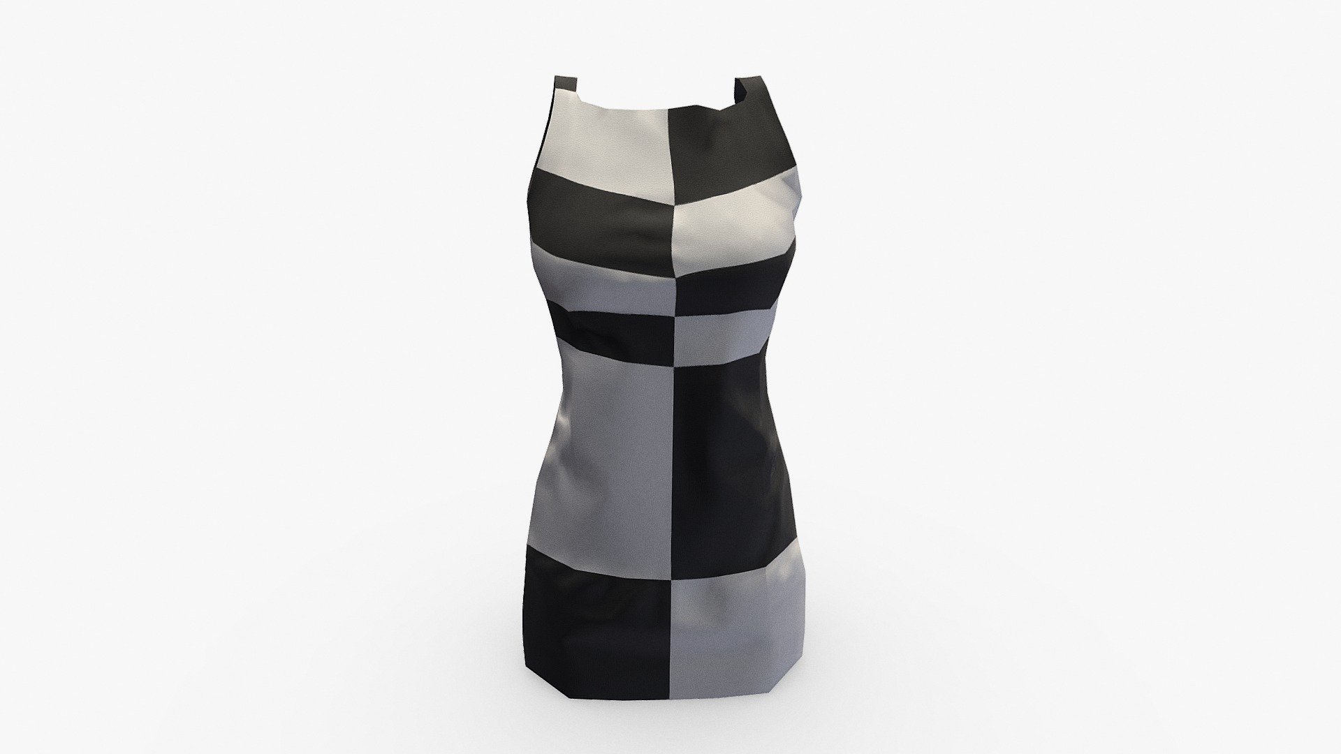 Square Pattern Dress - Buy Royalty Free 3D model by Pieter Ferreira ...